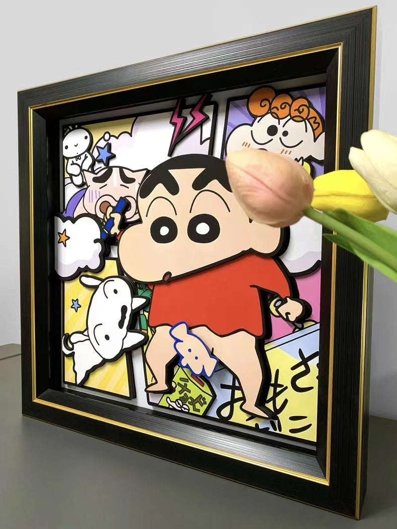 【In stock】Decorative Painting of Crayon Shin-chan-momo Studio ...