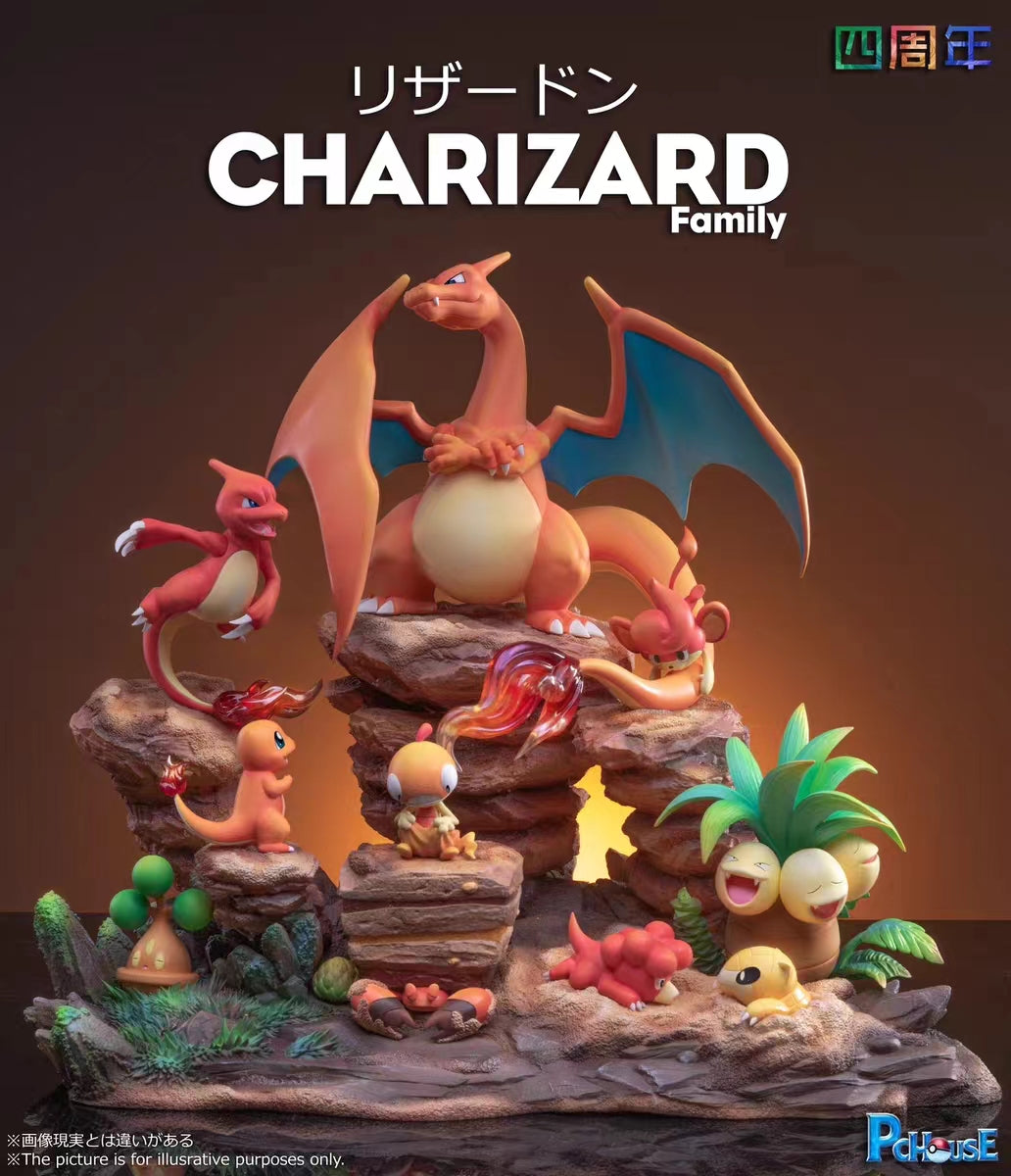 【In stock】Charizard Family-Pokemon-PC House Studio - weareanimecollectors