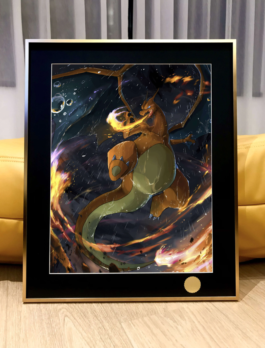 【Pre-sale】Decorative Painting of Charizard-Pokemon-XingKong Studio ...