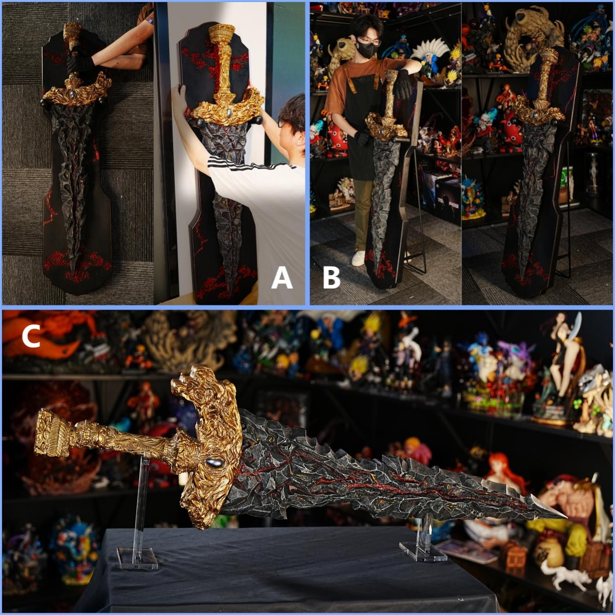 【In stock】1/1 The Maliketh's Black Blade with LED-ER Other Series-Panda ...