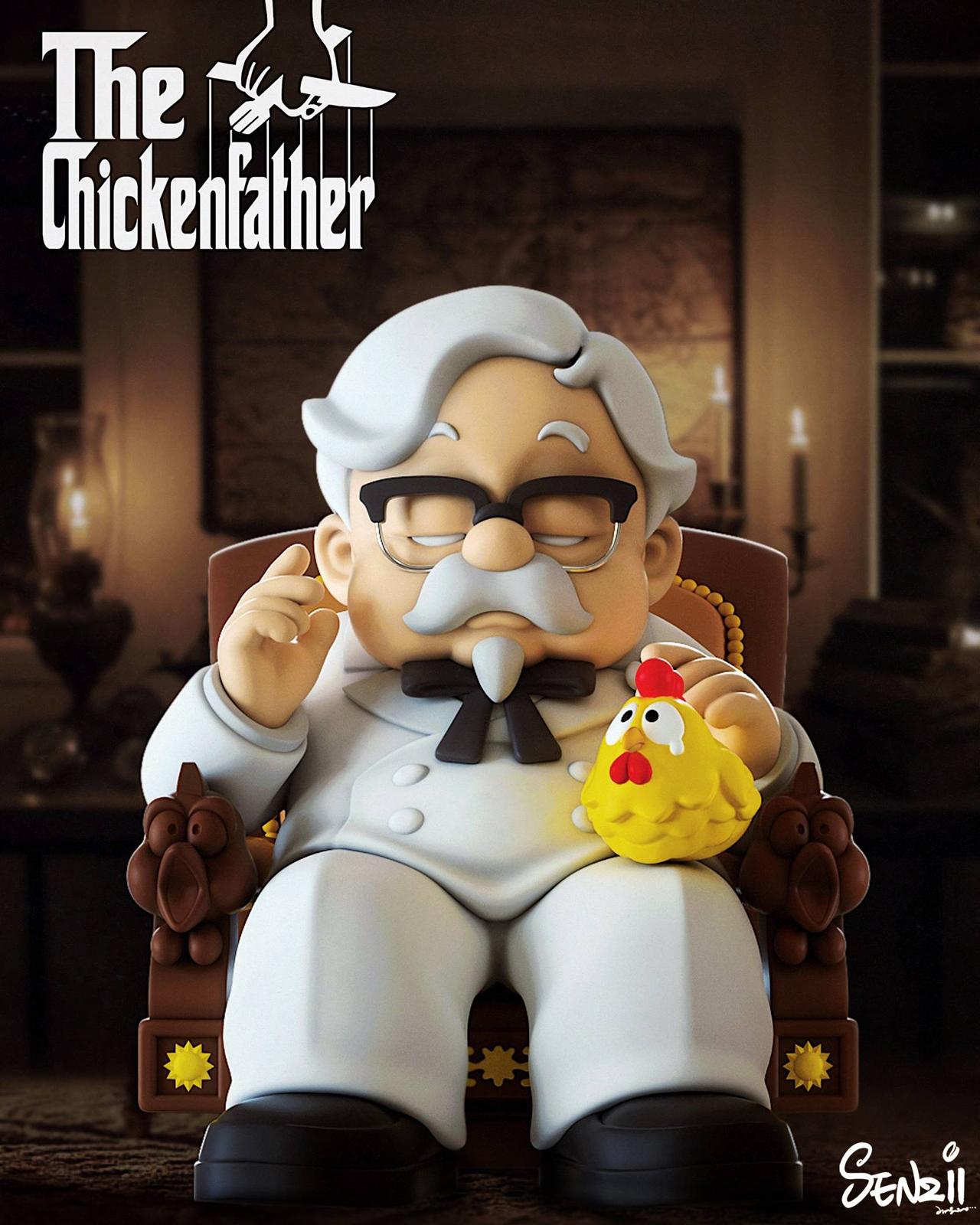 【Pre-sale】 The Chicken Father–Original Design–Senzii Studio ...