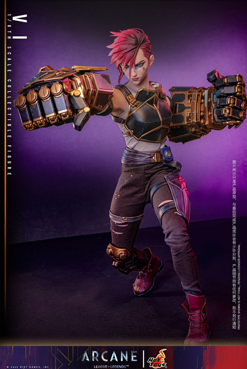 【Pre-sale】1/6 Scale Arcane Season 2 Vi-League of Legends (LOL)-HotToys ...
