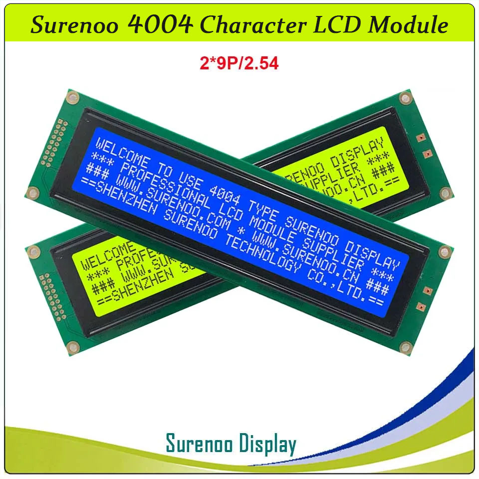 Surenoo 4004 Character LCD Module Display Panel Screen