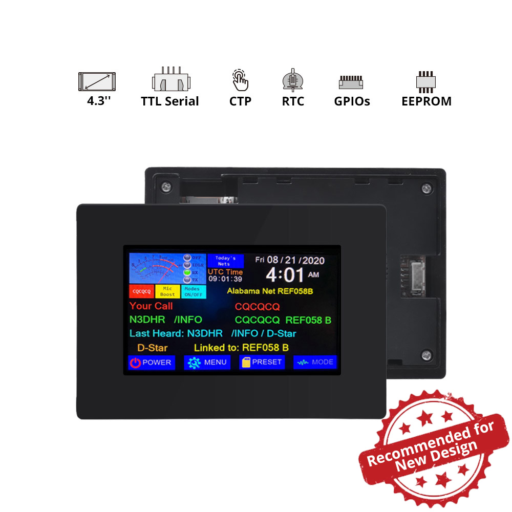 Nextion Intelligent HMI Display: NX4827P043-011R-Y / NX4827P043-011C-Y